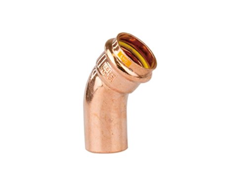 Copper 45° short radius elbow - Air Master